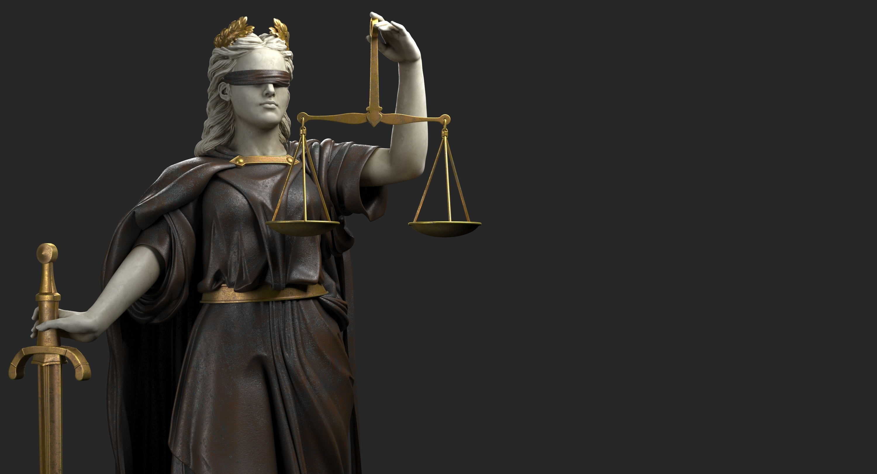 3D lady justice model - TurboSquid 1338476