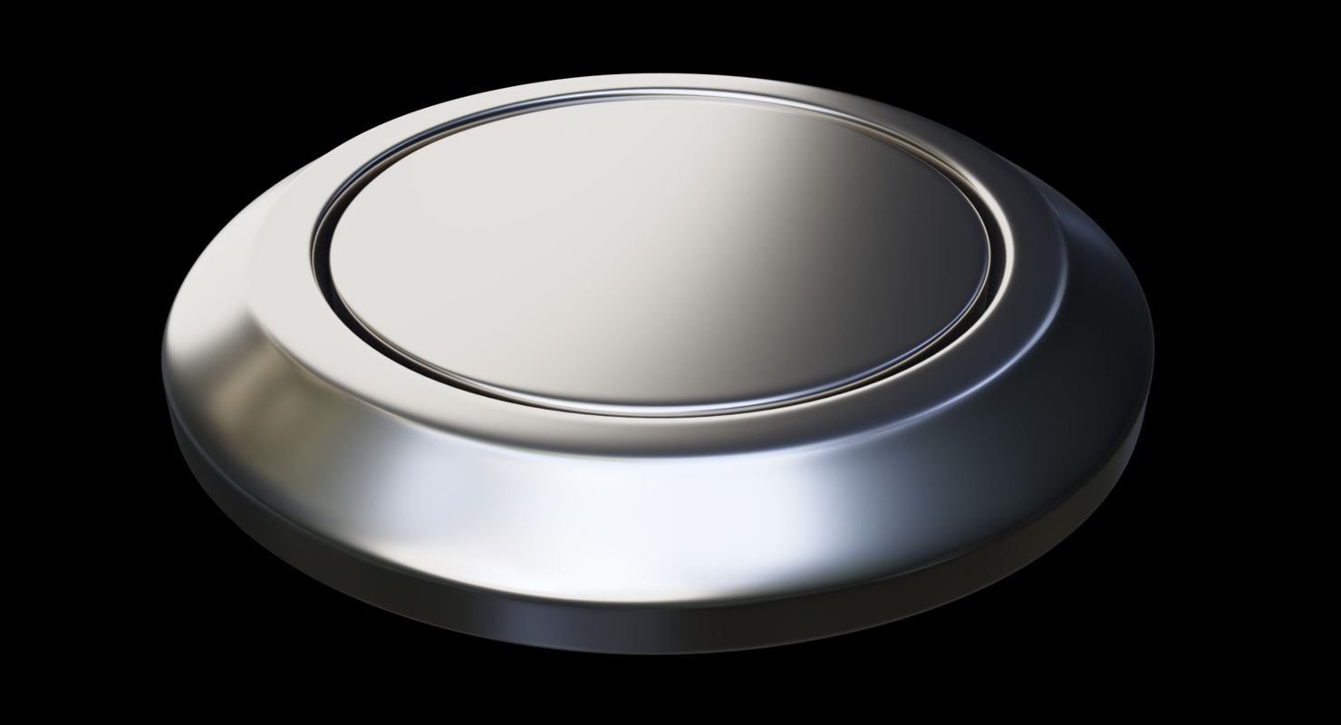 3D reset button nickel - TurboSquid 1340705