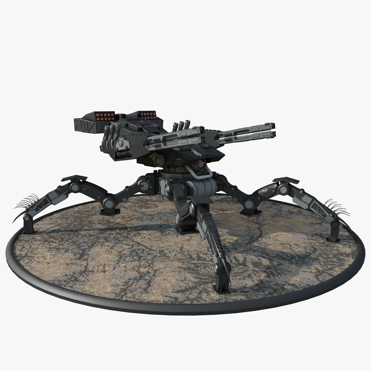 Futuristic spider tank 3D model - TurboSquid 1340913