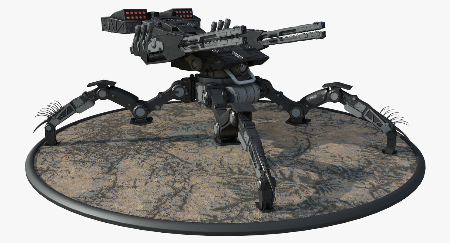 Futuristic spider tank 3D model - TurboSquid 1340913