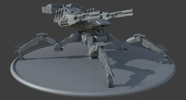 Futuristic spider tank 3D model - TurboSquid 1340913
