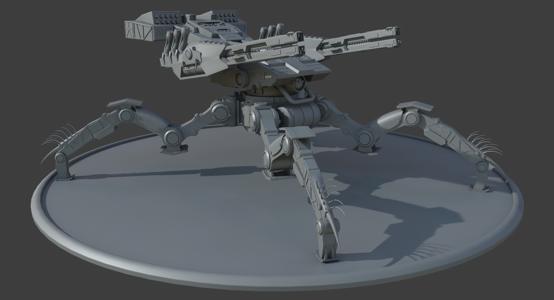 Futuristic spider tank 3D model - TurboSquid 1340913