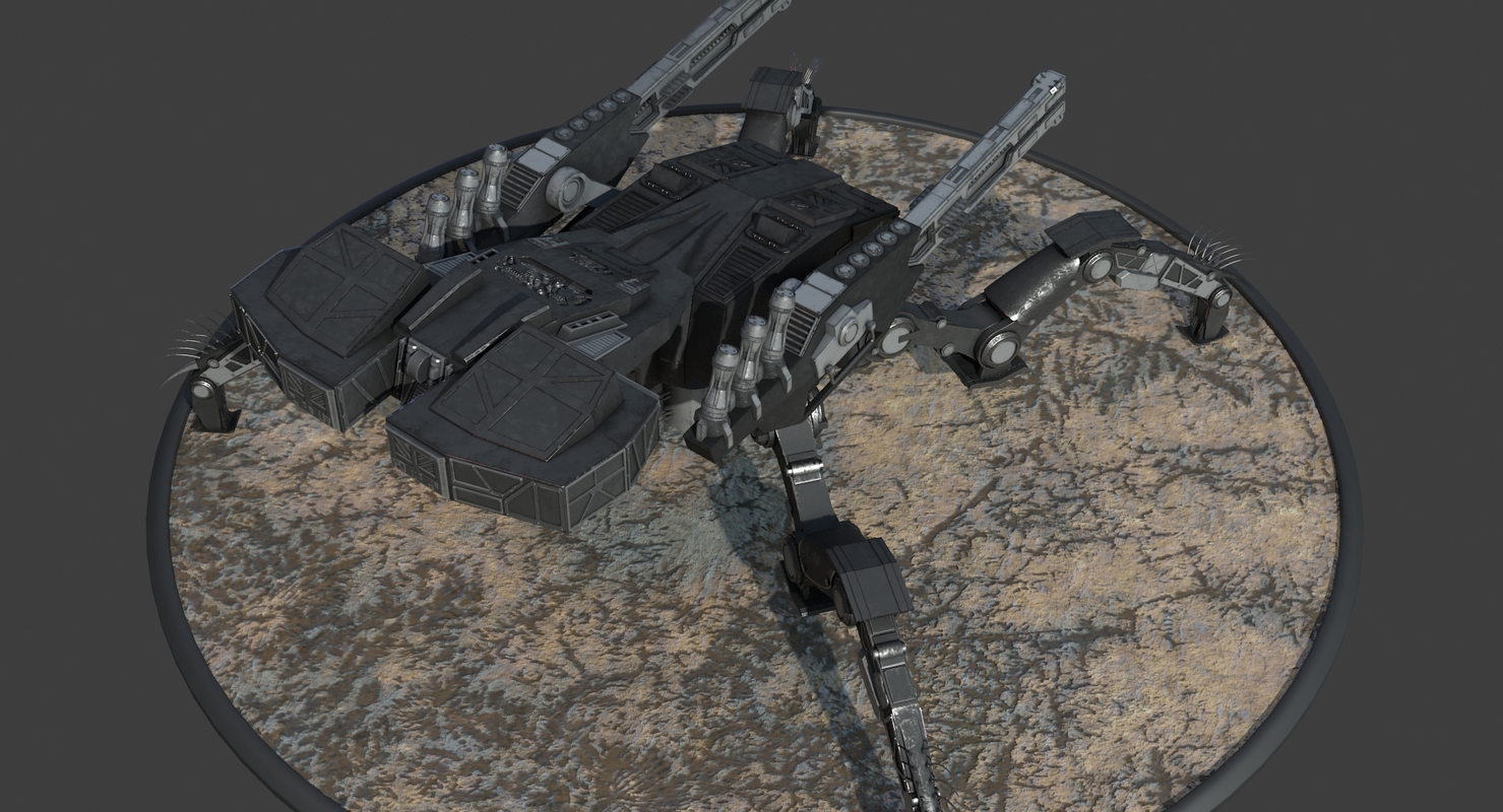 Futuristic spider tank 3D model - TurboSquid 1340913