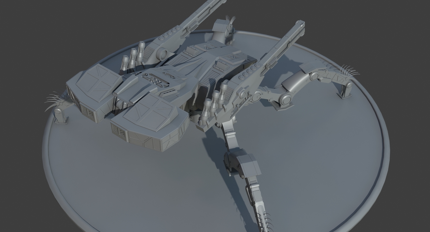 Futuristic spider tank 3D model - TurboSquid 1340913