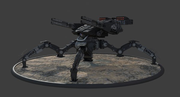 Futuristic spider tank 3D model - TurboSquid 1340913