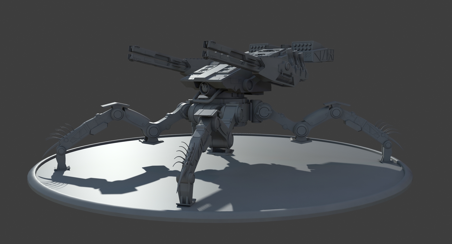 Futuristic spider tank 3D model - TurboSquid 1340913