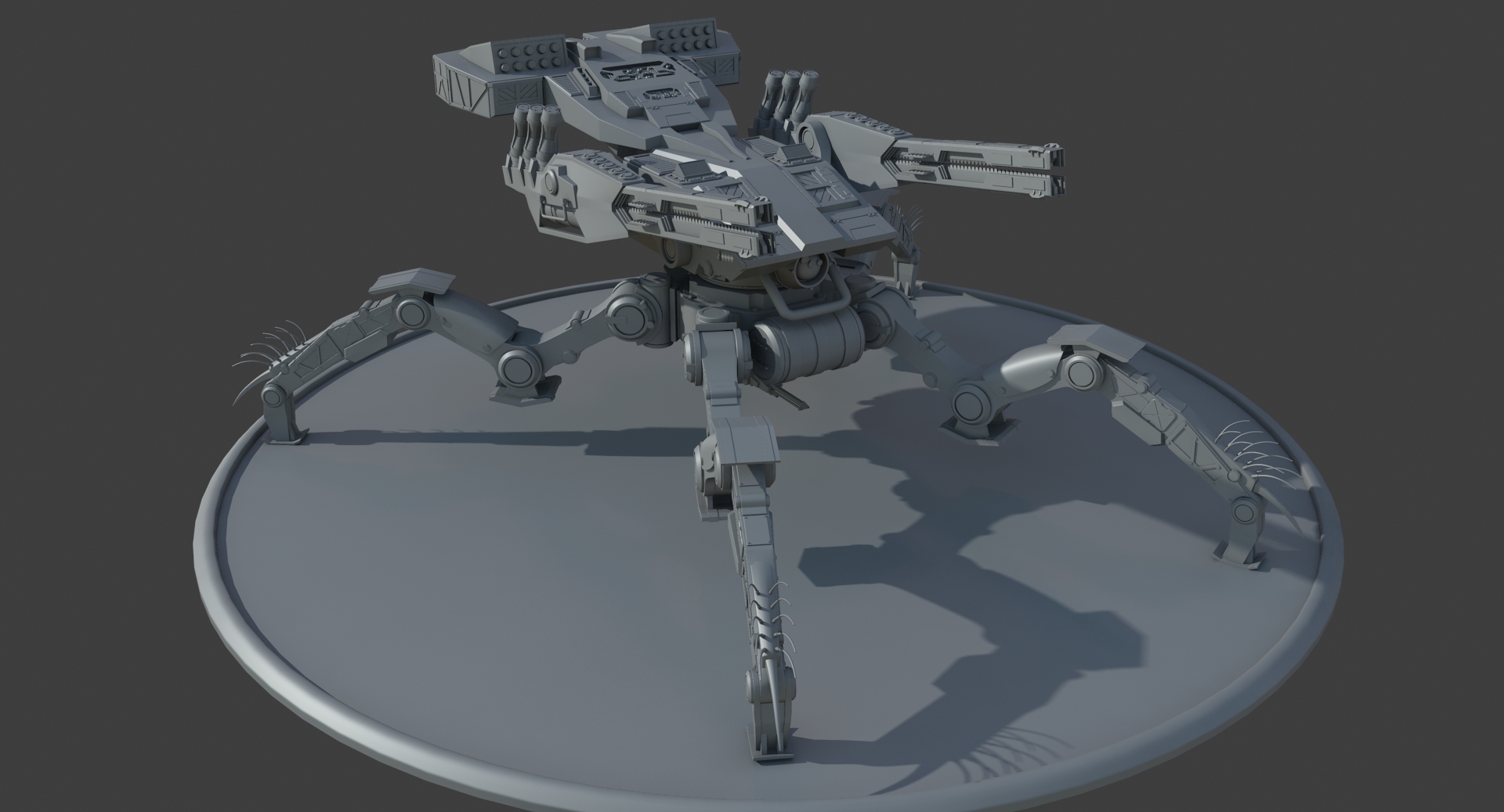 Futuristic spider tank 3D model - TurboSquid 1340913