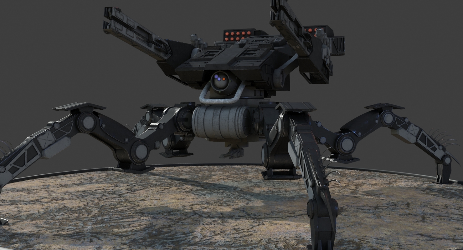 Futuristic spider tank 3D model - TurboSquid 1340913