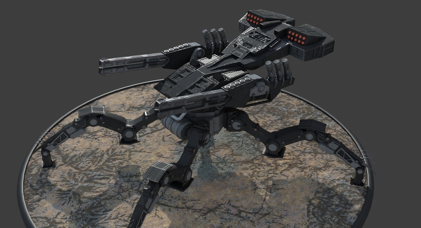 Futuristic spider tank 3D model - TurboSquid 1340913