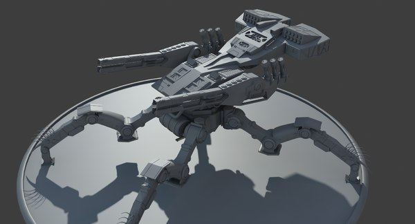 Futuristic spider tank 3D model - TurboSquid 1340913