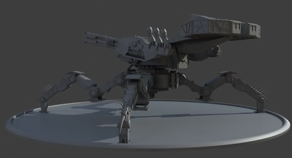 Futuristic spider tank 3D model - TurboSquid 1340913