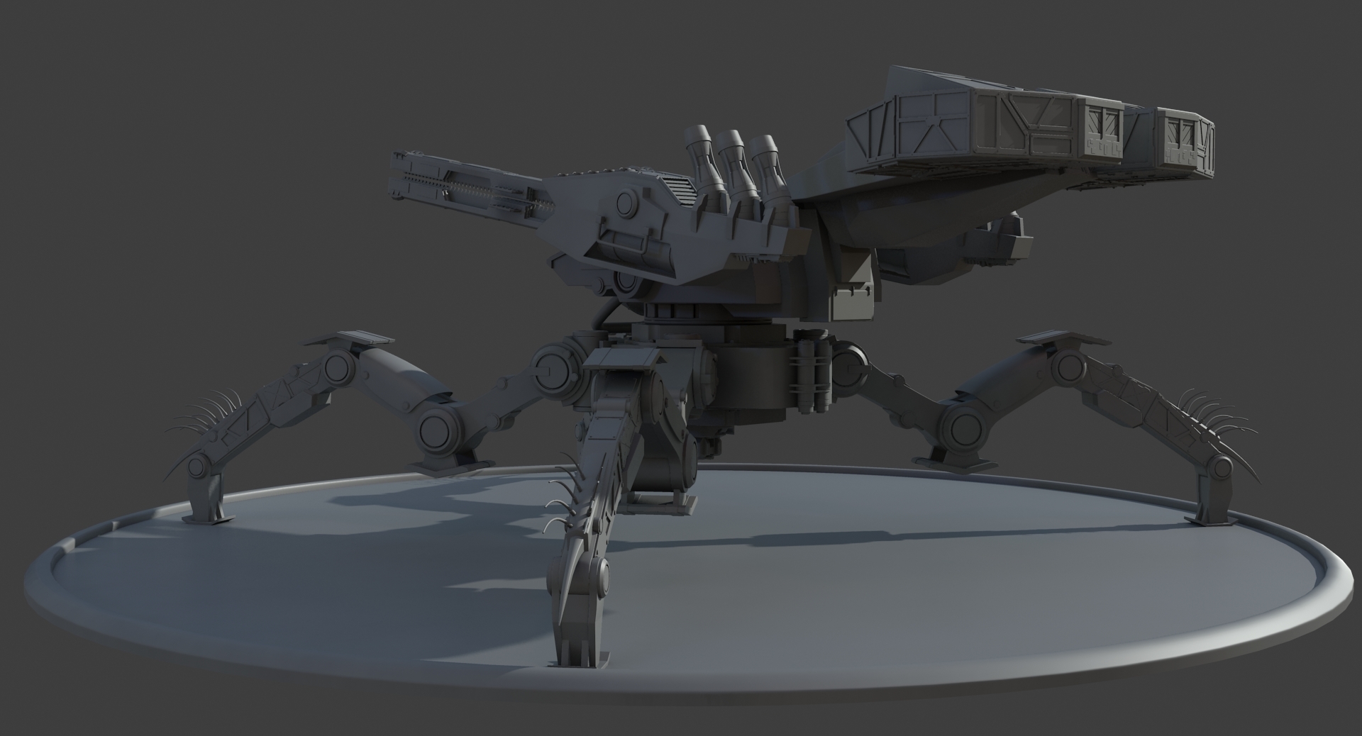 Futuristic spider tank 3D model - TurboSquid 1340913
