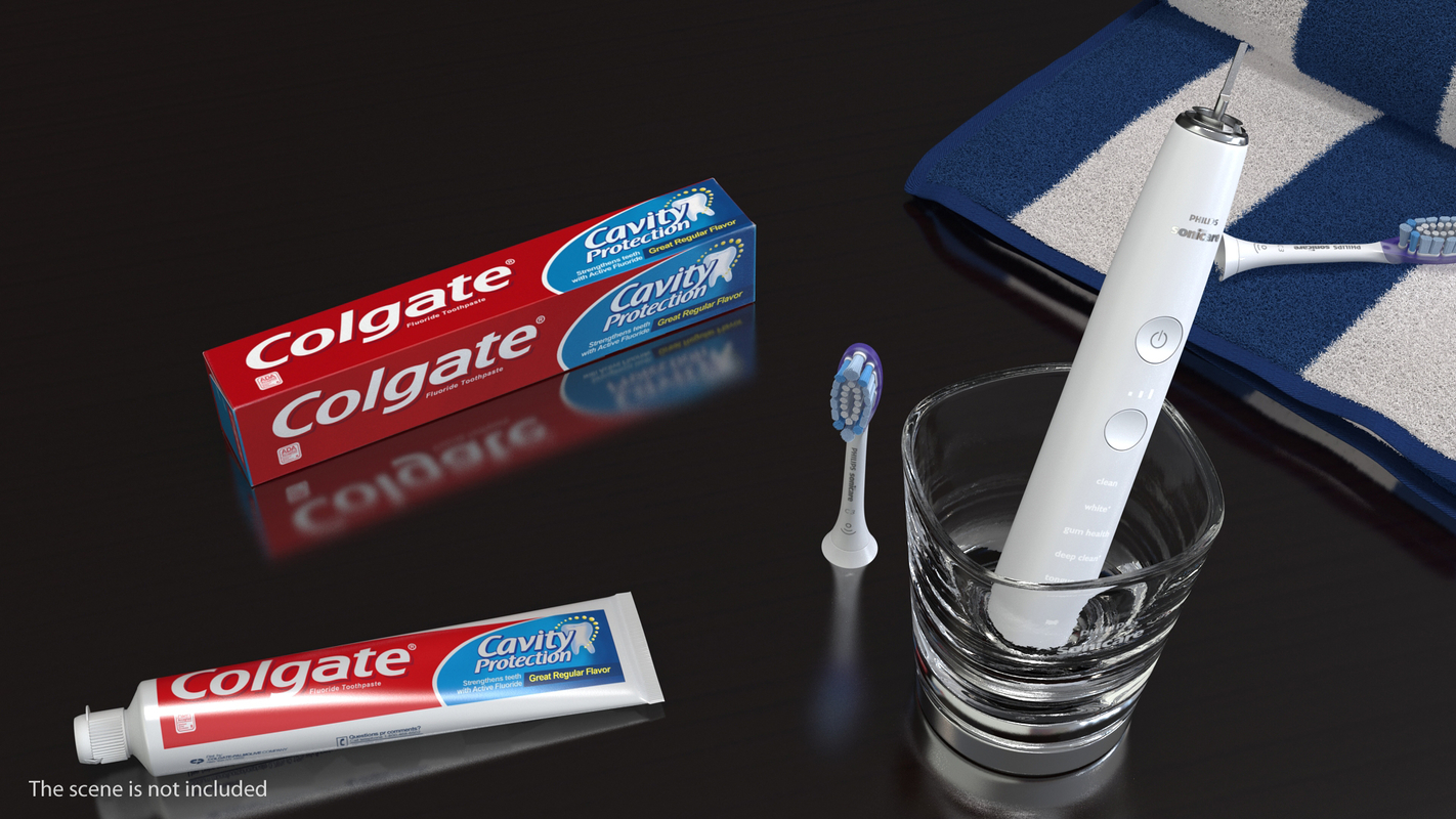 Colgate toothpaste box tube model - TurboSquid 1341311