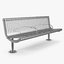 3d bus bench model