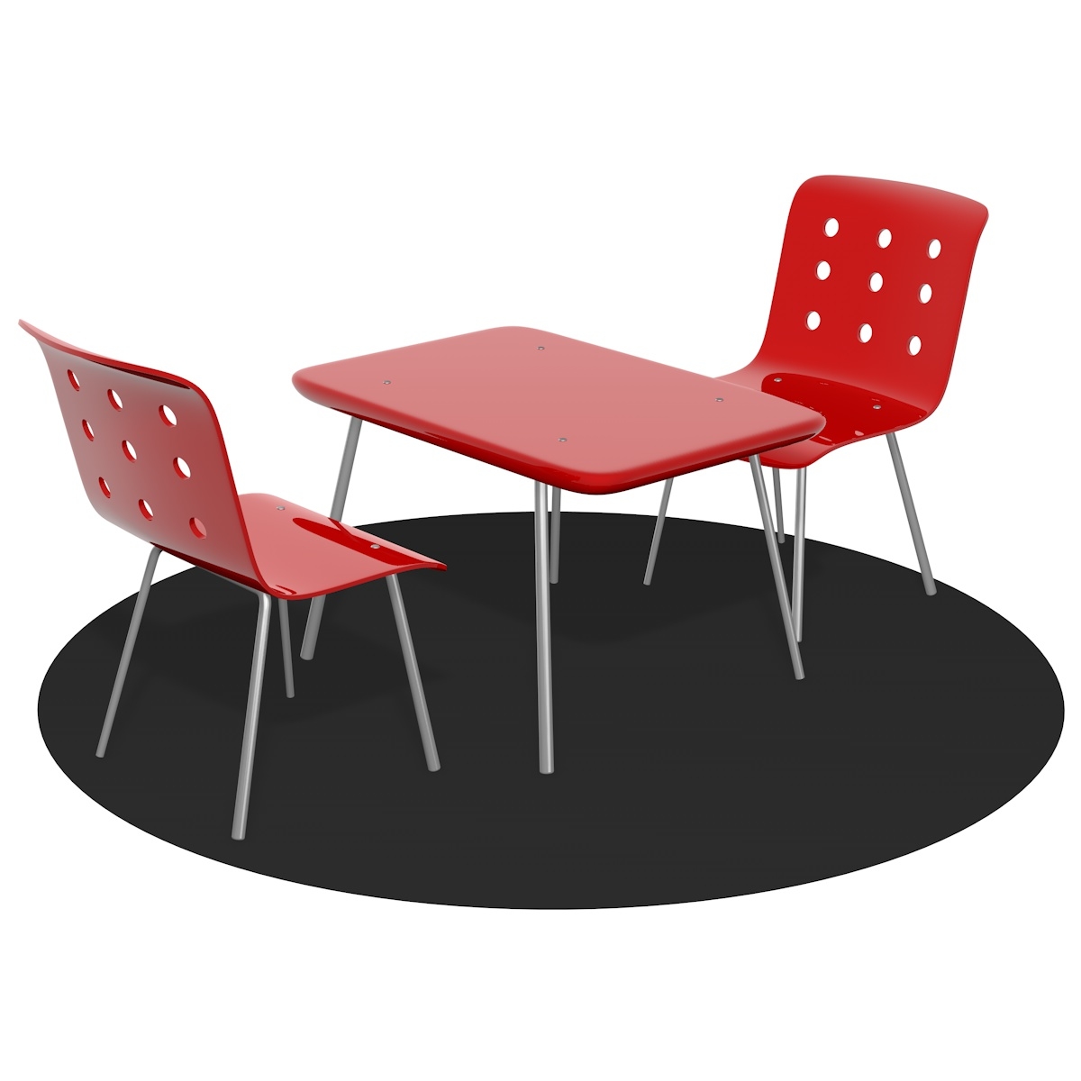Table chairs 3D model - TurboSquid 1341122