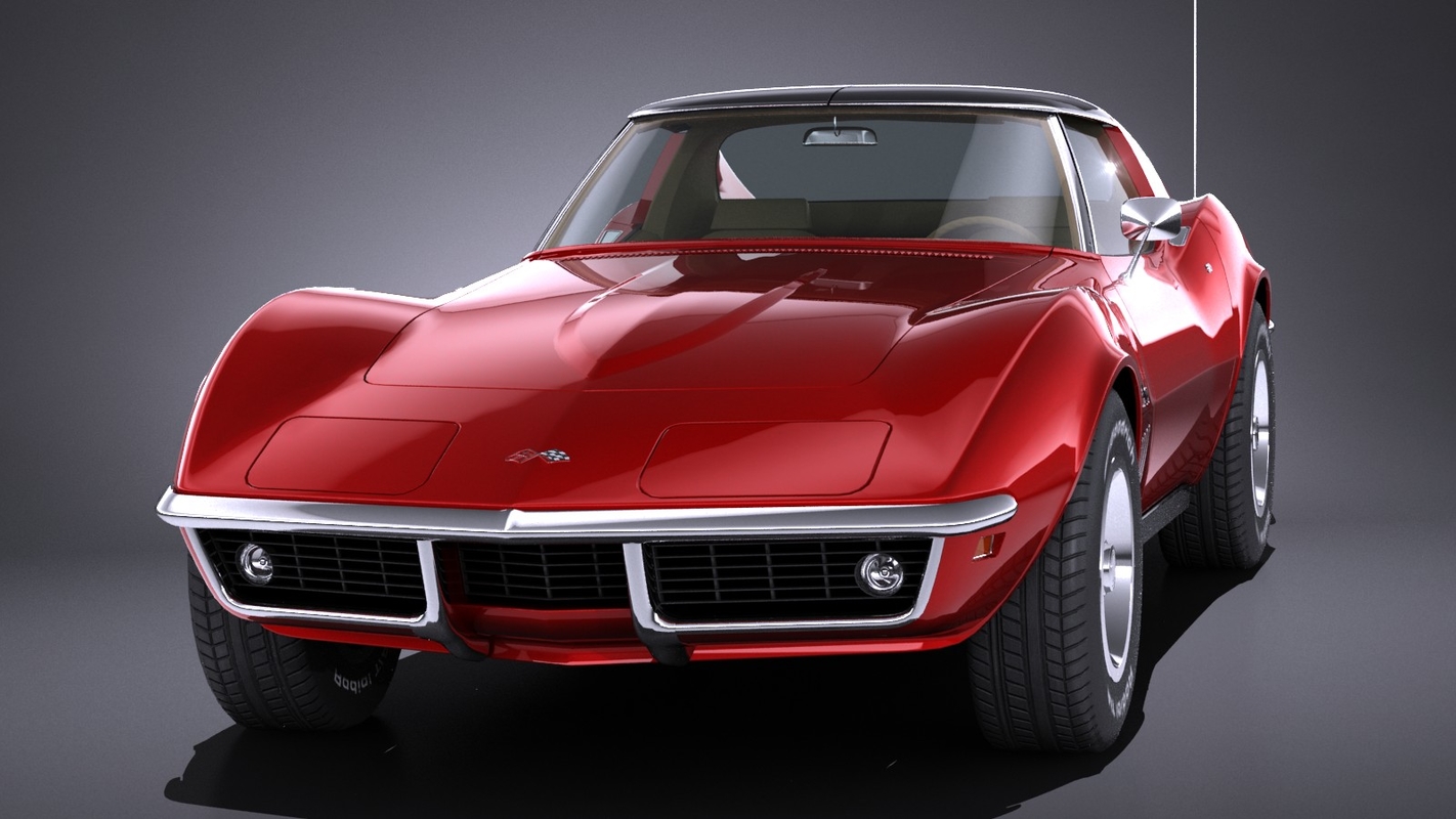 3D chevrolet corvette c3 - TurboSquid 1341308