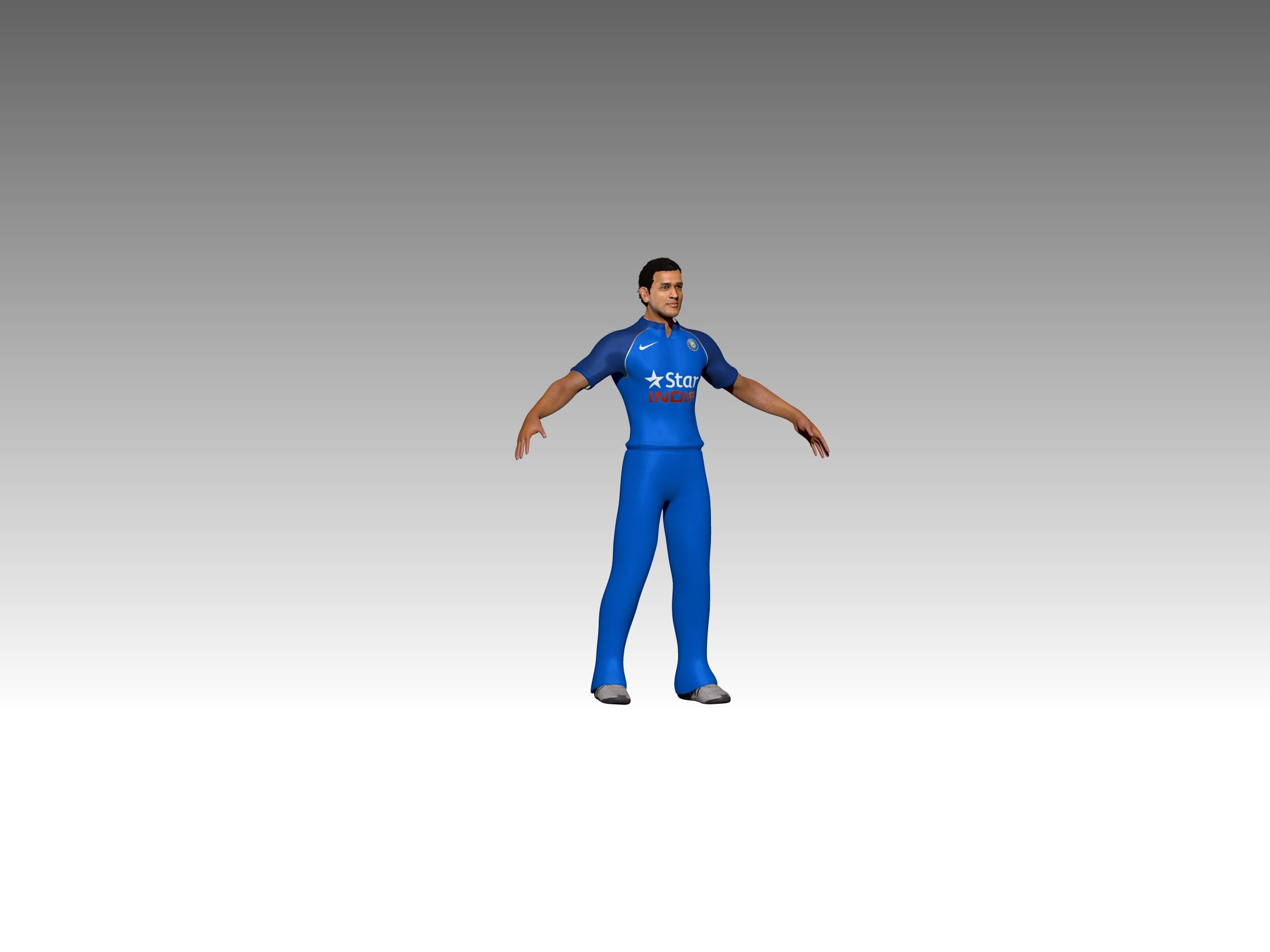 Ms dhoni 3D model - TurboSquid 1341464