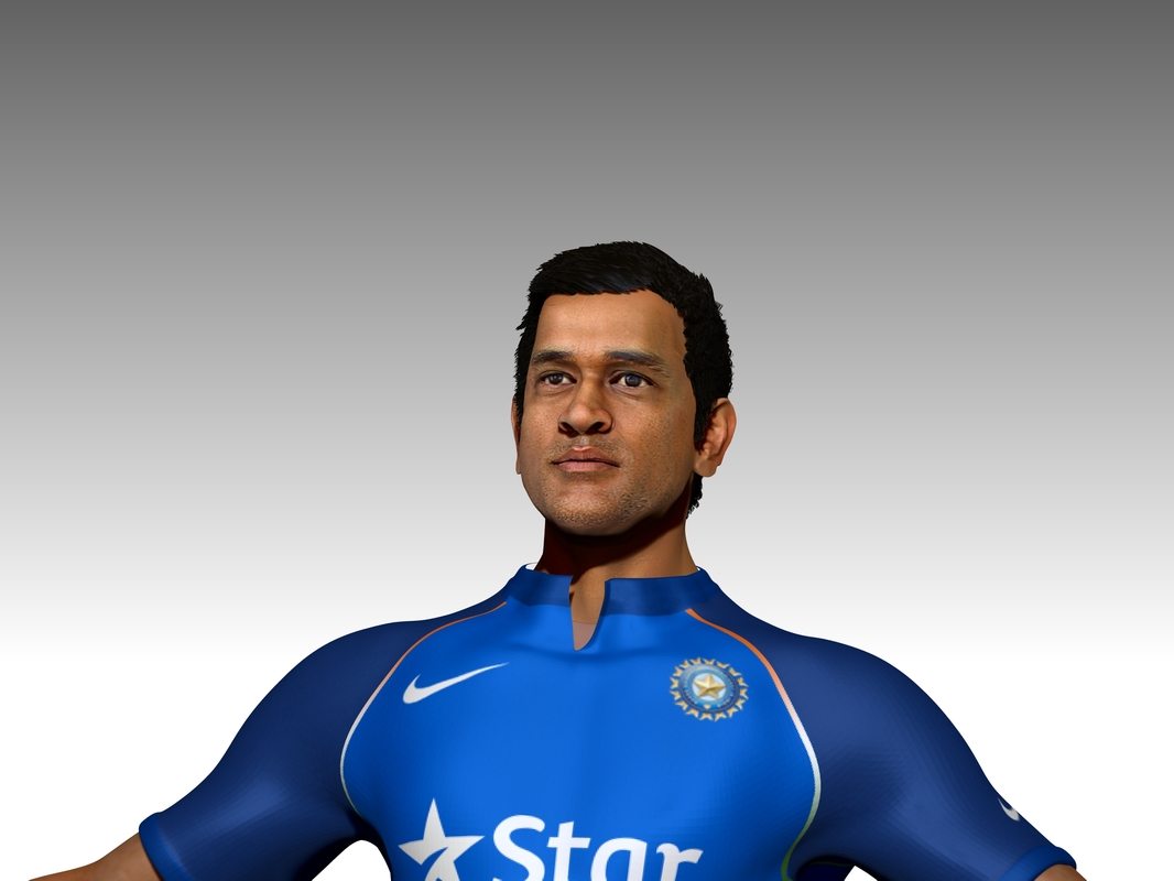Ms dhoni 3D model - TurboSquid 1341464