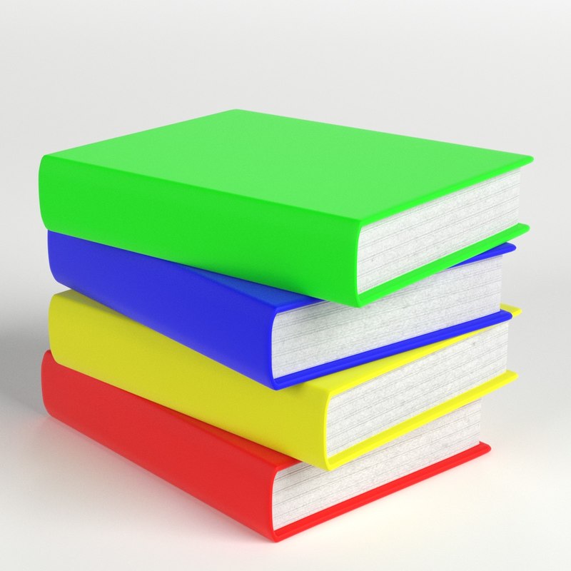 3D model stack books 1 - TurboSquid 1341530
