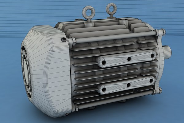 Electric motor model - TurboSquid 1341894