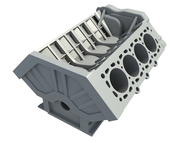 3D model v8 engine block - TurboSquid 1341905