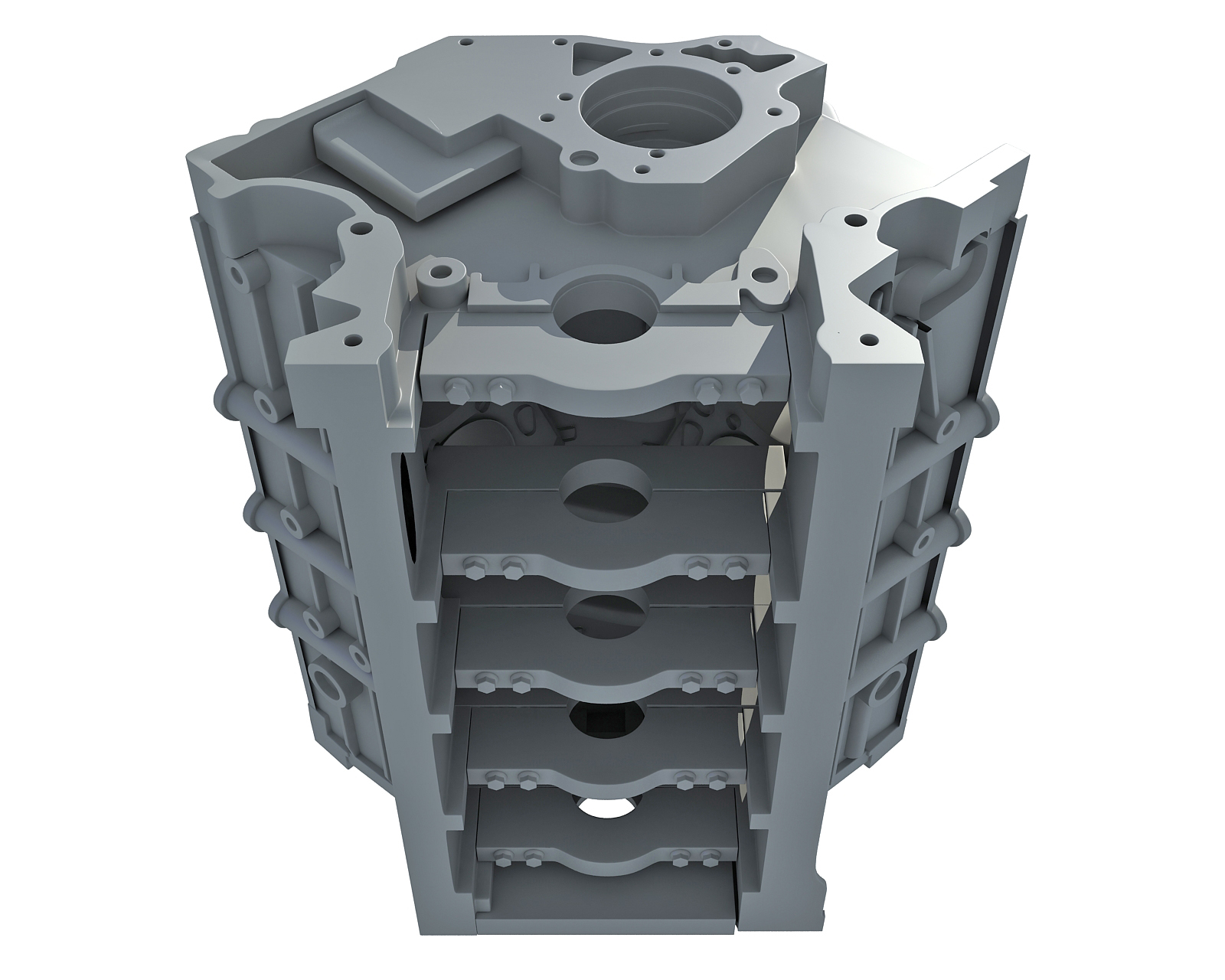 3D model v8 engine block - TurboSquid 1341905