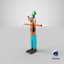3d model disneys goofy