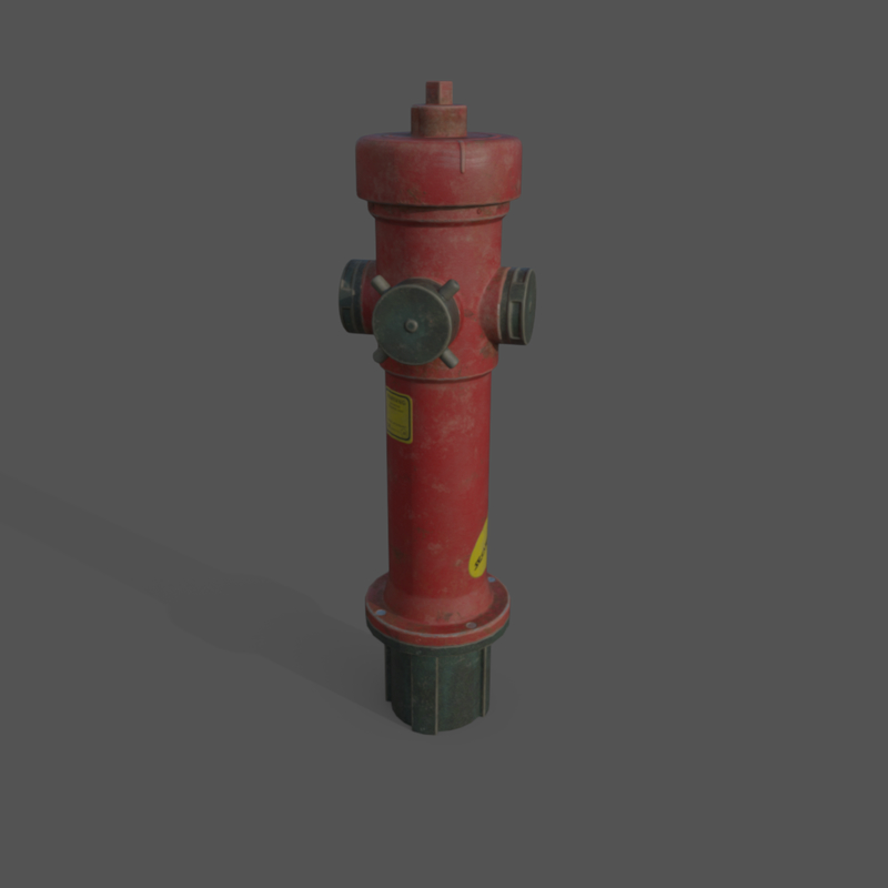 Hydrant pbr unity 3D model - TurboSquid 1341991