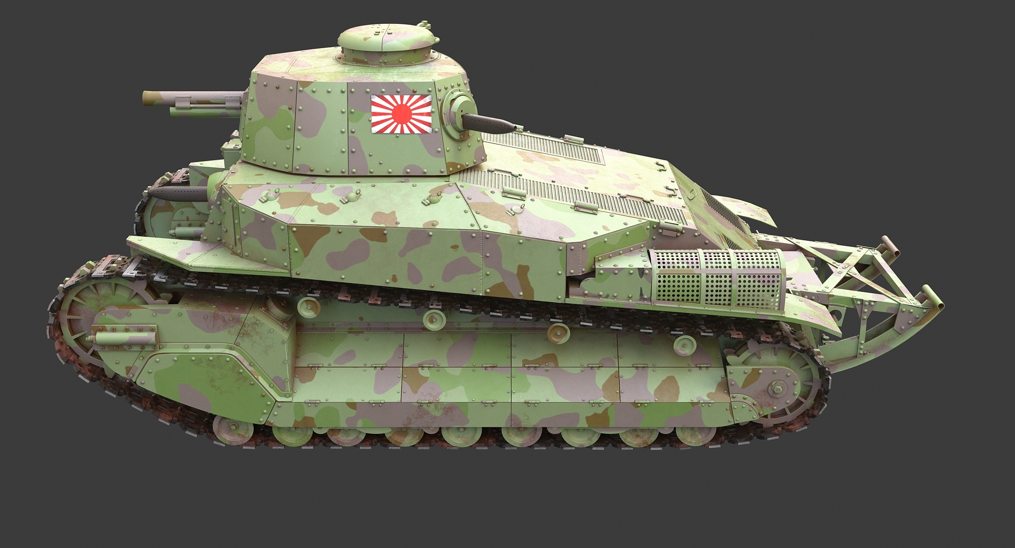 3D type 89 i-go model - TurboSquid 1342100