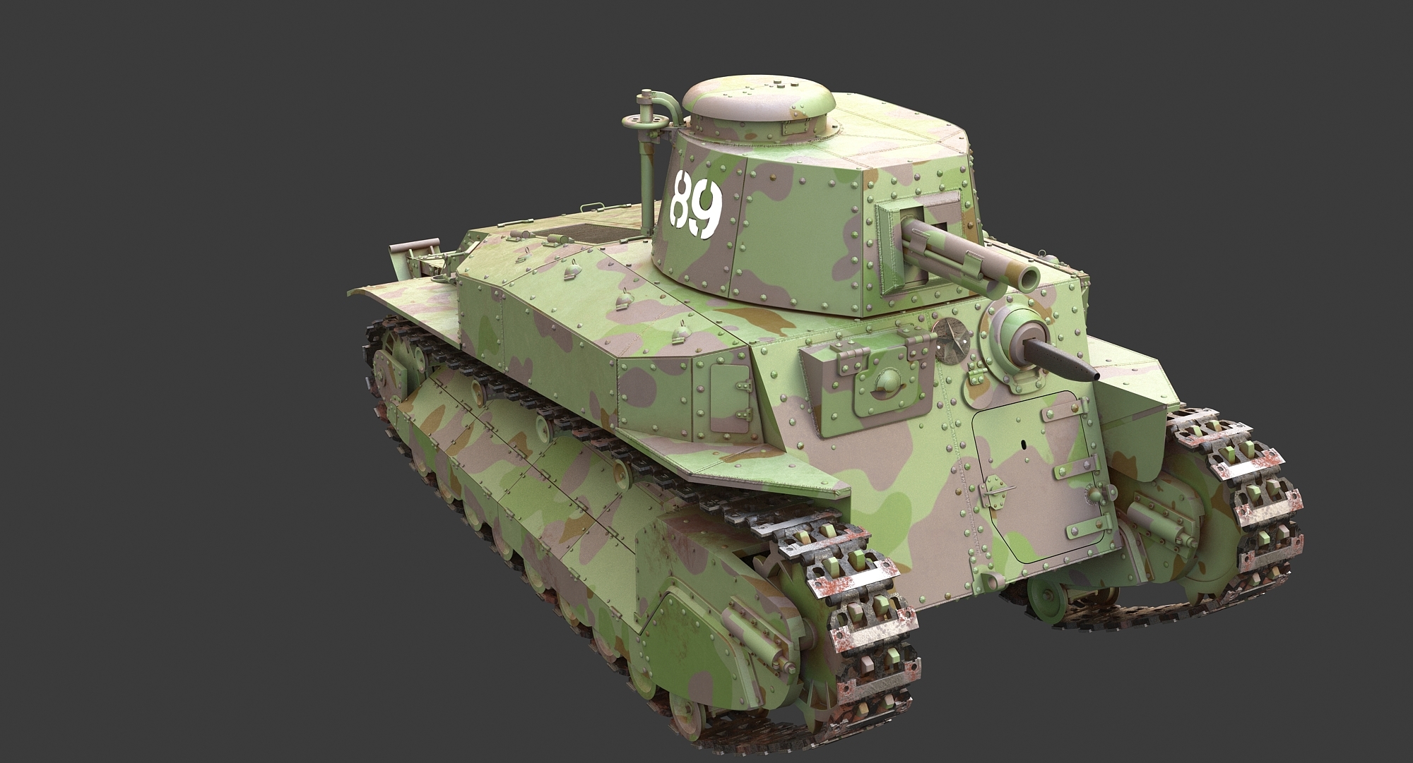 3D type 89 i-go model - TurboSquid 1342100