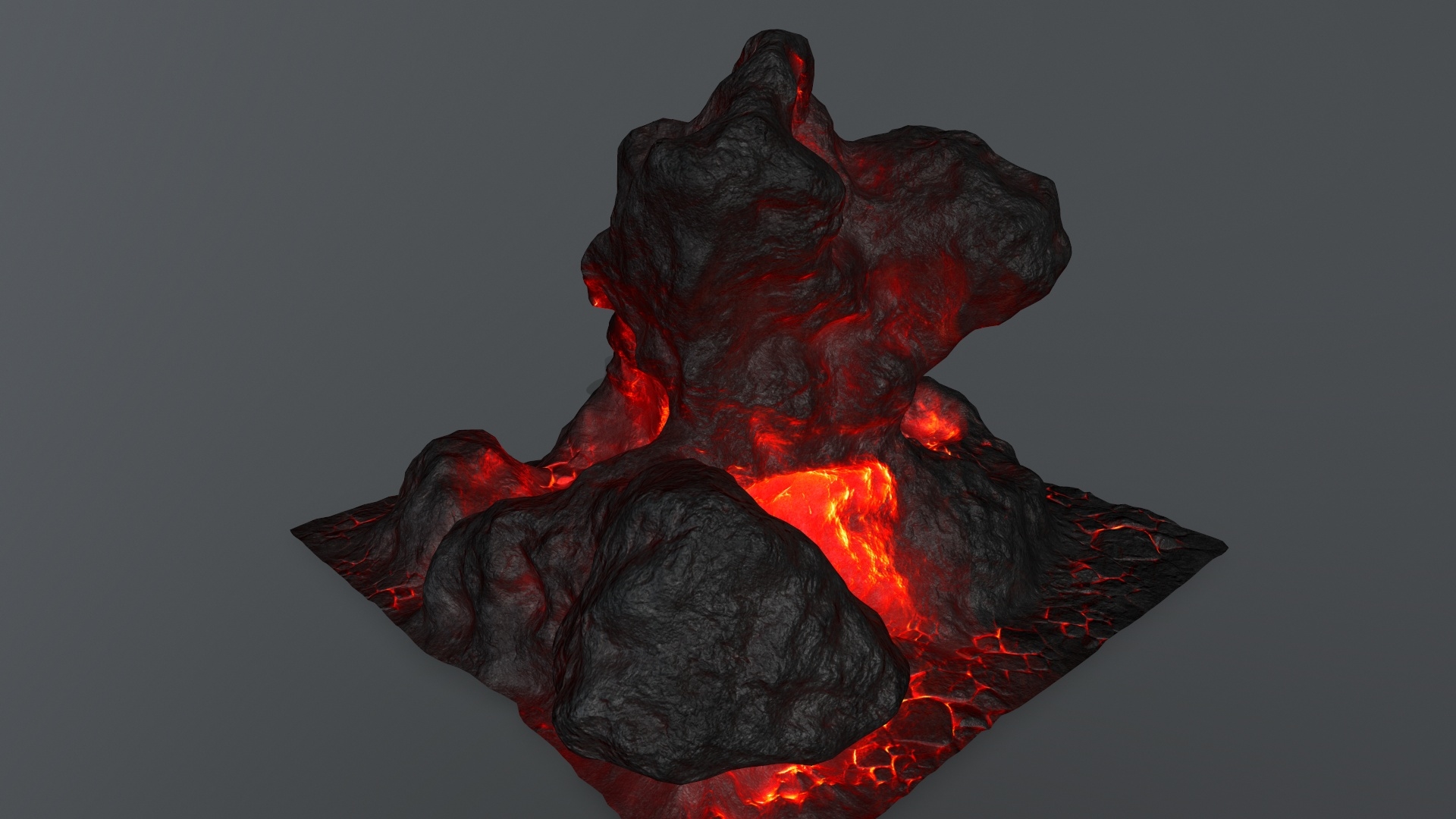 modelo 3d roca de lava - TurboSquid 1342150