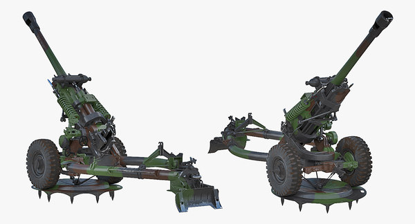 Field artillery m119a1 howitzer 3D model - TurboSquid 1342295
