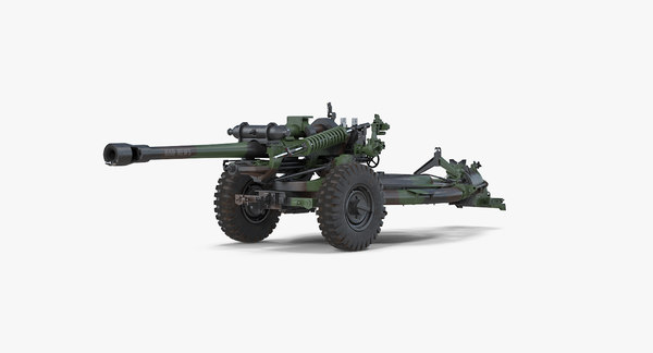 3D howitzers battle artillery - TurboSquid 1342290