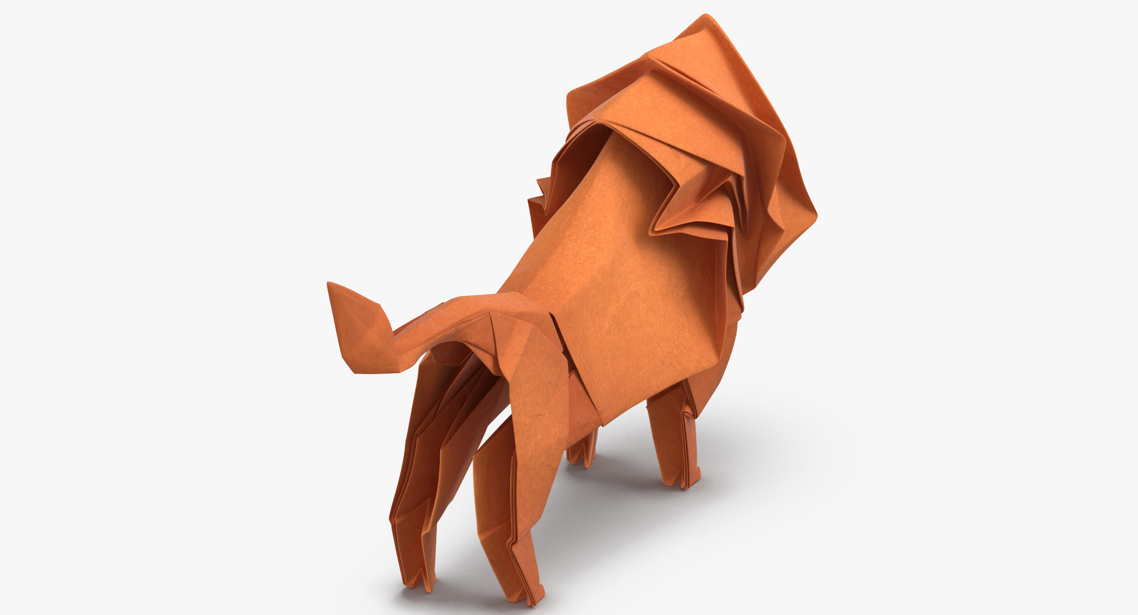 Lion origami 3D model - TurboSquid 1342354