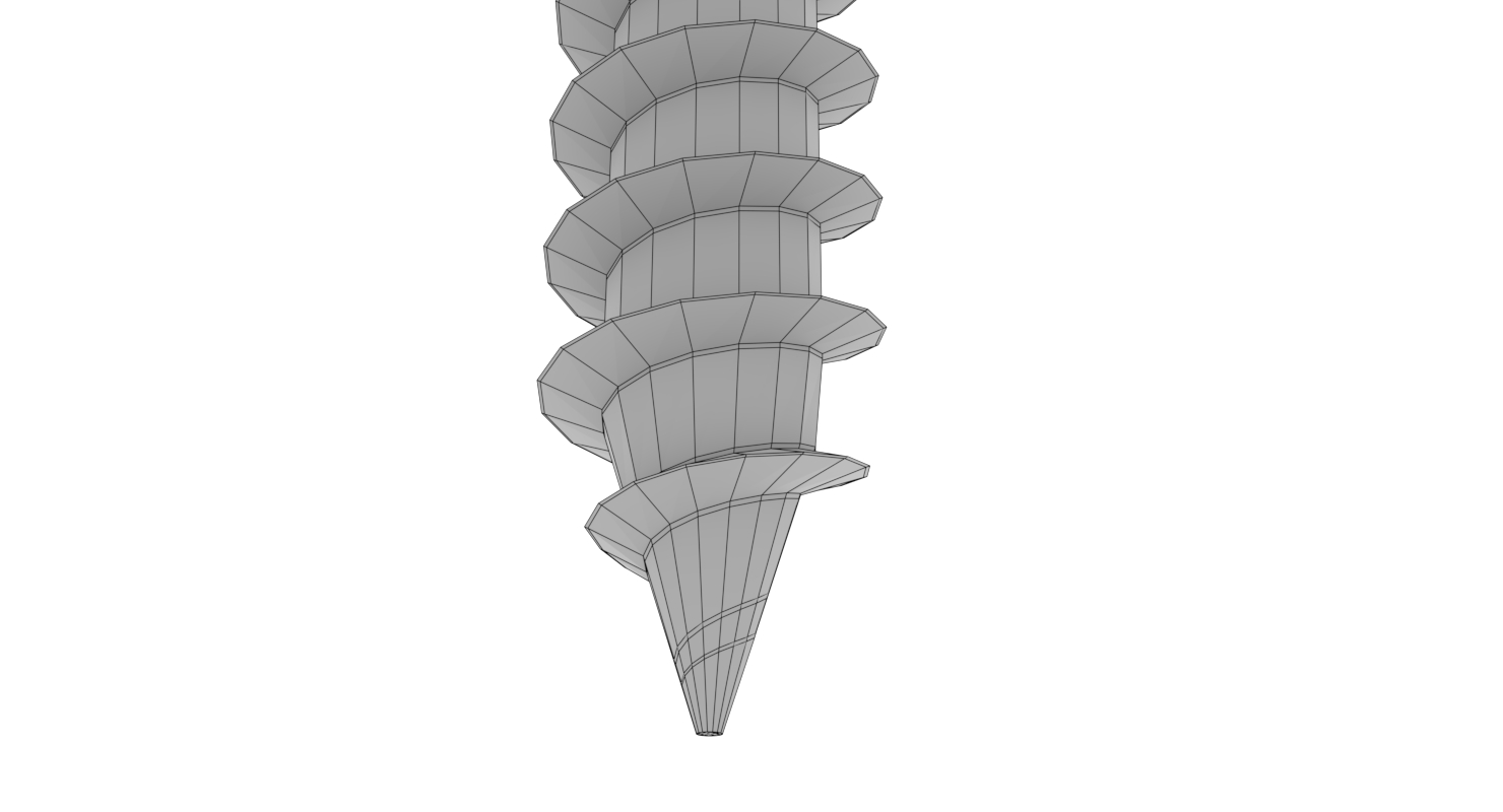 Chipboard screw 5 0 model - TurboSquid 1342381