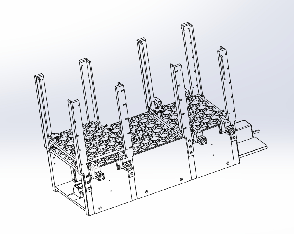 3D tray mechanism automatic stacking model - TurboSquid 1342409