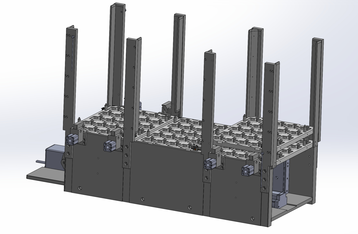 3D tray mechanism automatic stacking model - TurboSquid 1342409