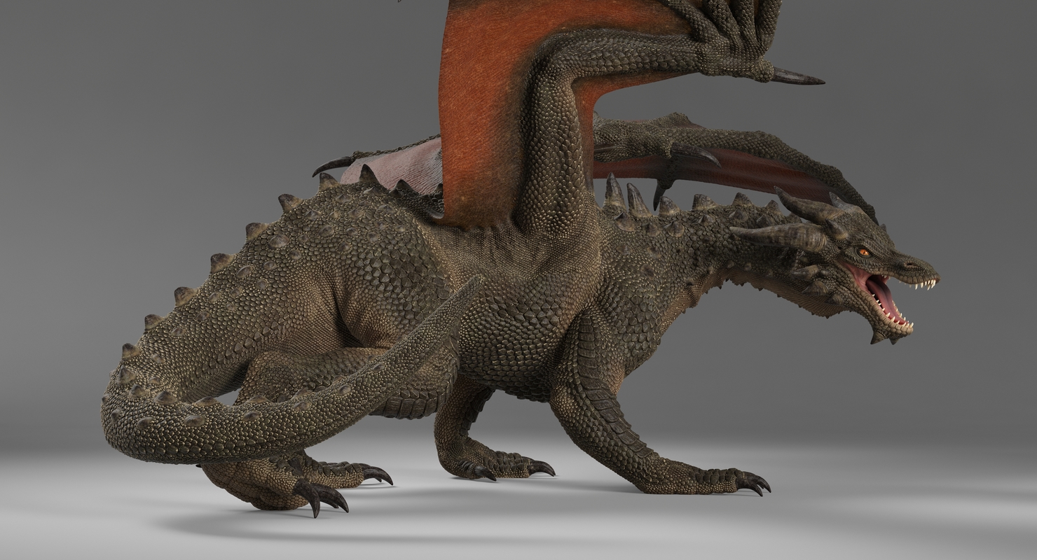 Dragon rig 3D model - TurboSquid 1342403