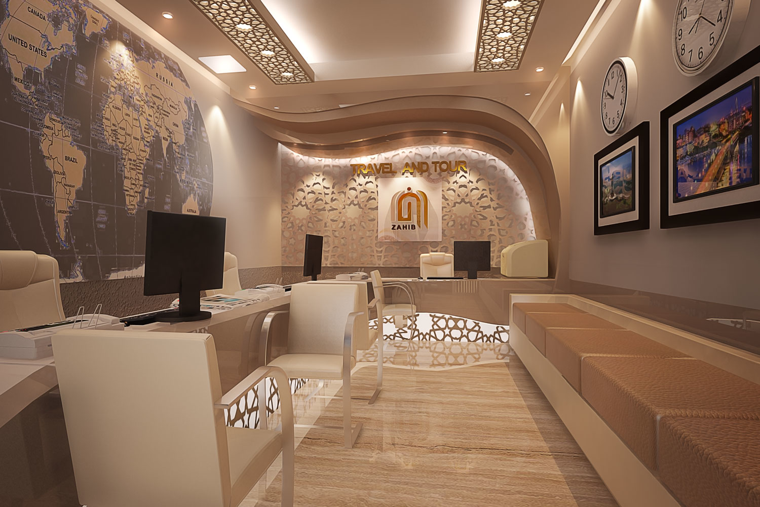3D travel agency office autocad drawings - TurboSquid 1342410