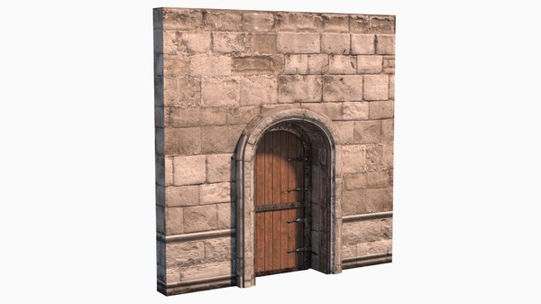 Realistic medieval door 3D model - TurboSquid 1342508