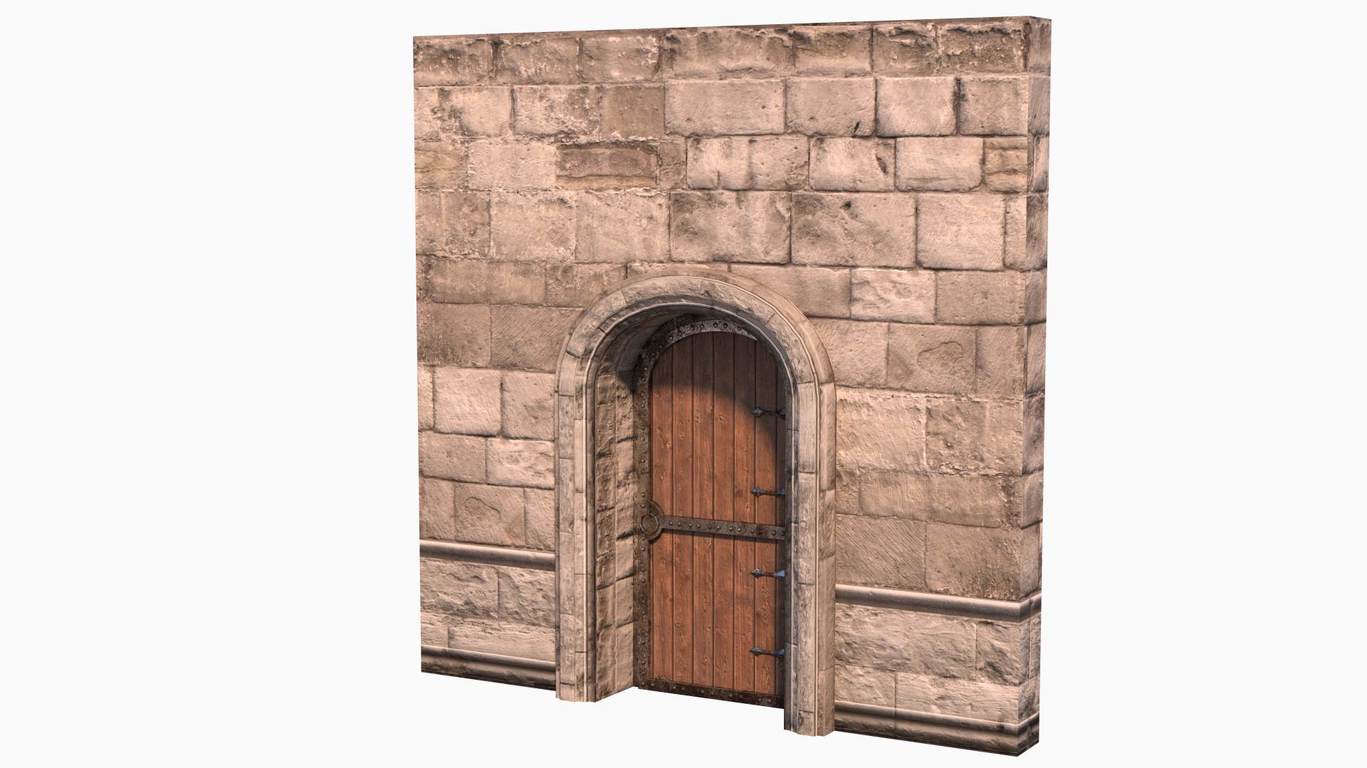 Realistic medieval door 3D model - TurboSquid 1342508