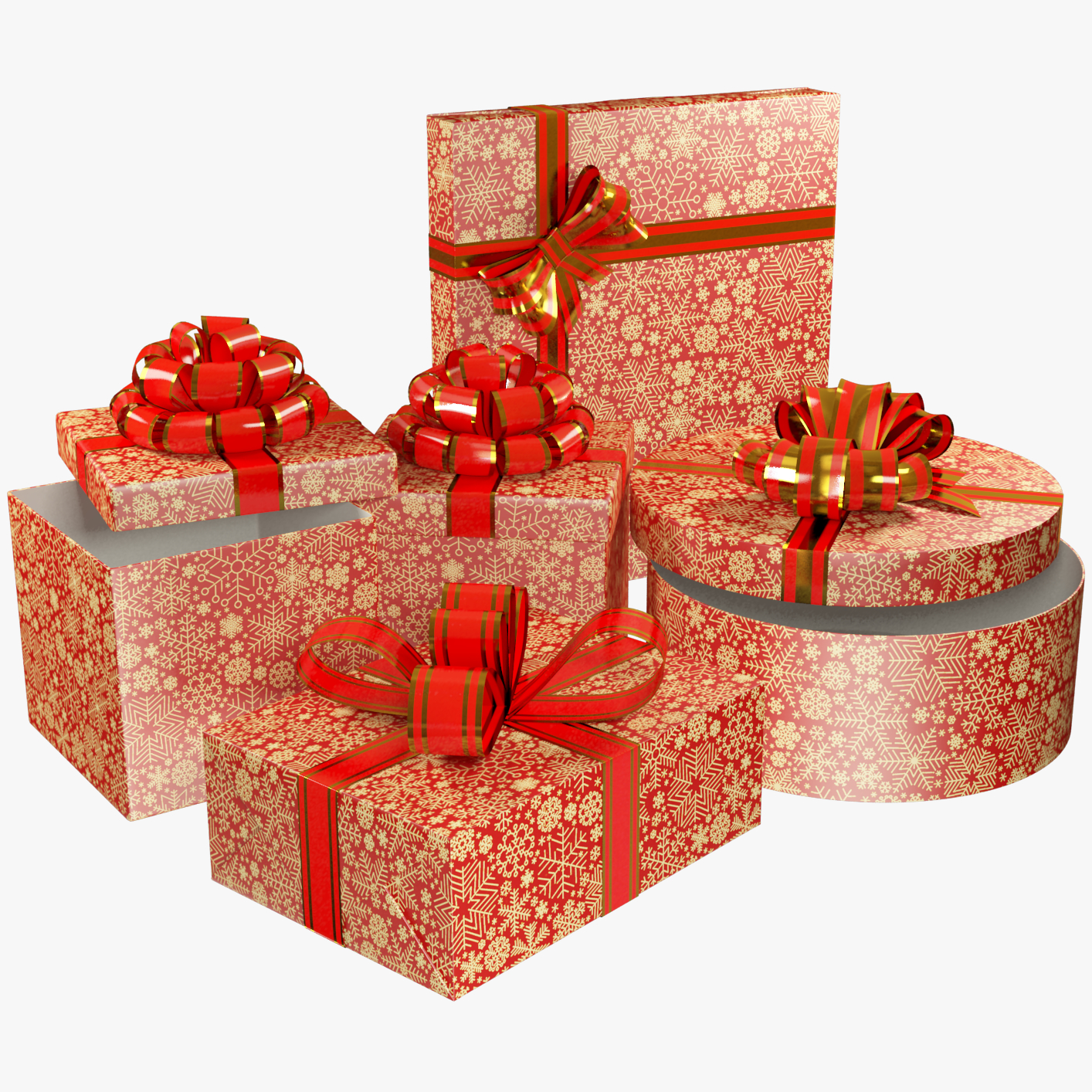 3D set gifts model - TurboSquid 1342735