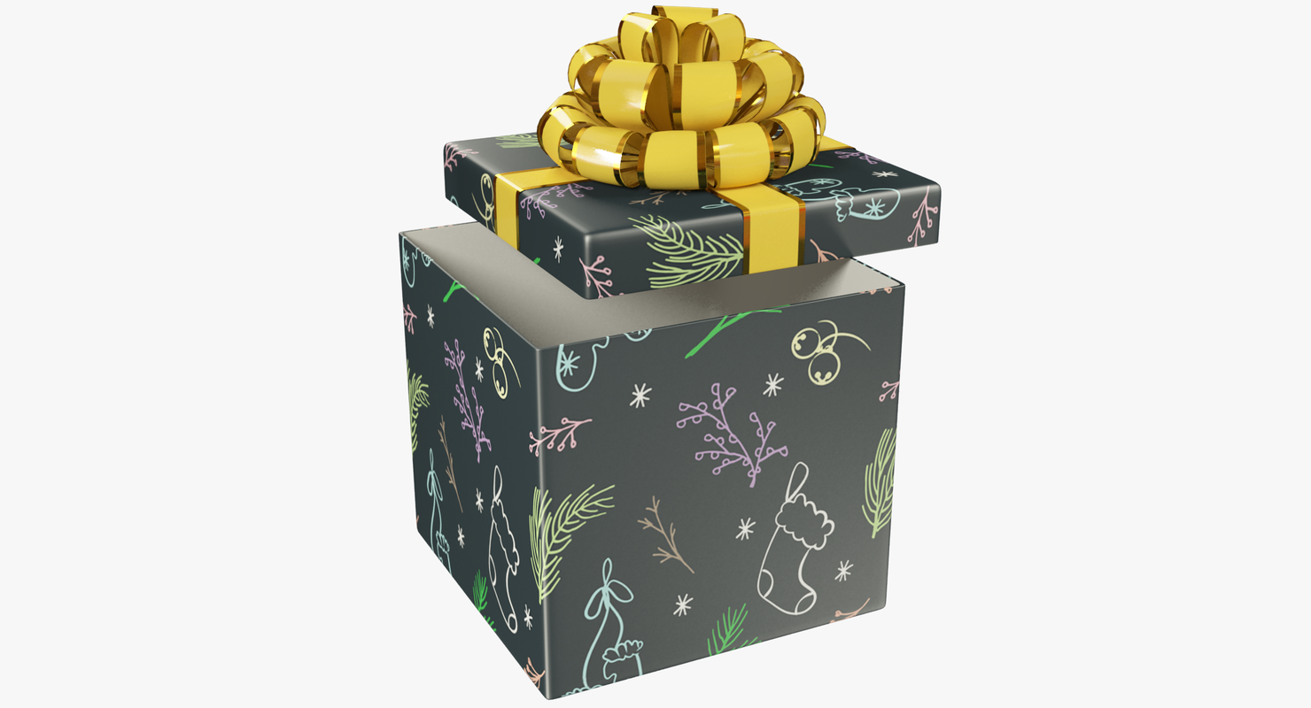3D model set gifts - TurboSquid 1342753
