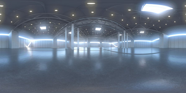 Texture hdri hall exhibition