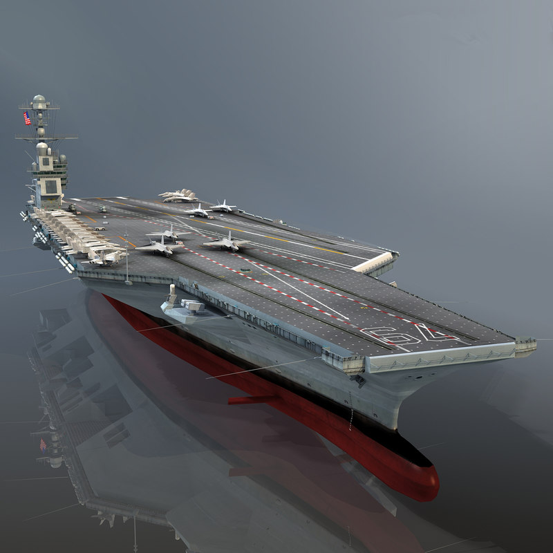 Uss john f kennedy 3D model - TurboSquid 1339034