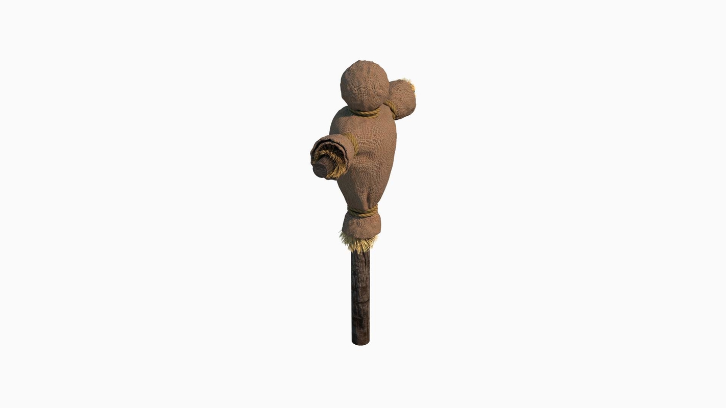 Medieval training dummy 3D - TurboSquid 1342882
