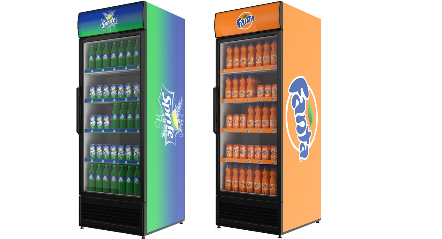 3D fridges fanta sprite - TurboSquid 1342943