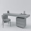 Minotti carson writing desk 3D model - TurboSquid 1343231