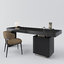 Minotti carson writing desk 3D model - TurboSquid 1343231