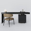 Minotti carson writing desk 3D model - TurboSquid 1343231